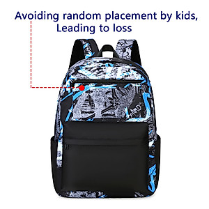 Sunborls Kawaii Backpack Cute Butterfly Exterior Teen Girls School Bookbag with Lunch Pail Pencil Case 3pcs（Purple）