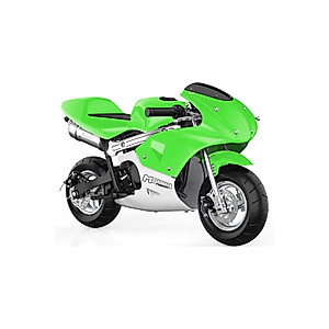 MotoTec Phantom Gas Pocket Bike 49cc 2-Stroke Green