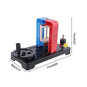 AMZOPDGS Wind Turbine Model, DIY Hand Electricity Generator Model Generator Electromagnetic Induction Experiment Education Toys