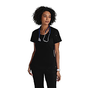 BARCO One BOT142 Women's Uplift Scrub Top Black 2XL