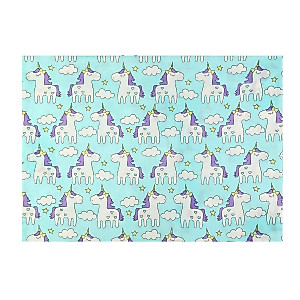 IBraFashion Toddler Pillowcases for Girls 14x19 for 13x18, 12x16 Pillow 100% Cotton Cute Princess Unicorn Printings Set of 2