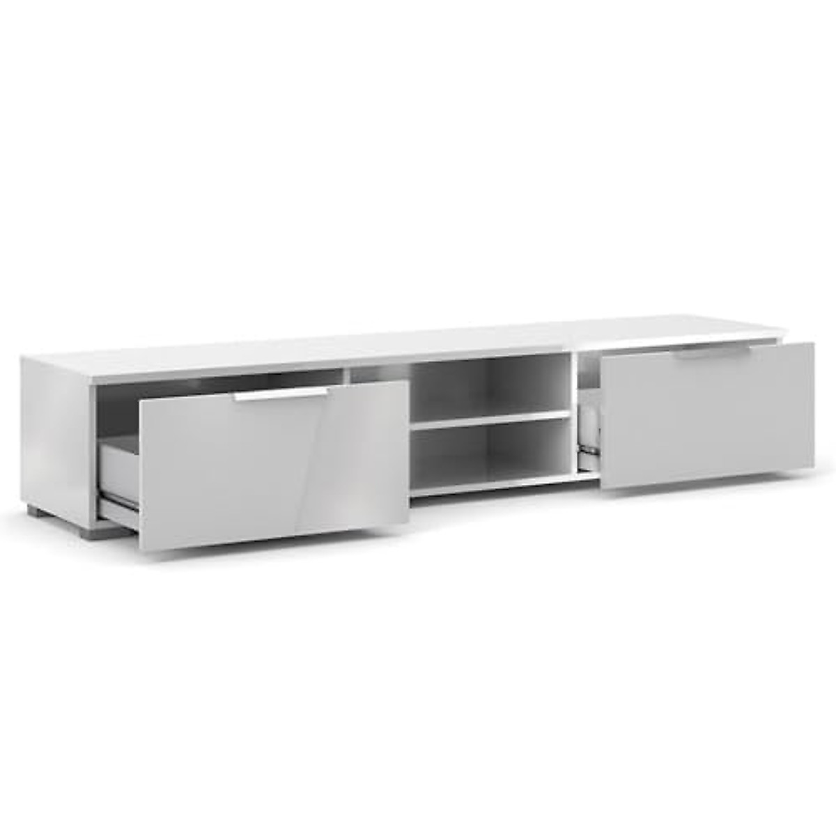 Tvilum Match TV Stand, White High Gloss