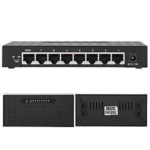 100-240V 8-Port SPOE VLAN Injector with 250M Distance Managed Switch Long Range Switch(U.S. regulations, Transl)
