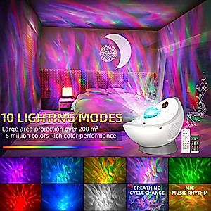 Equantu Quran Galaxy Night Speaker - Galaxy Night Light Quran Speaker - Quran Moon Projector Night Light SQ958