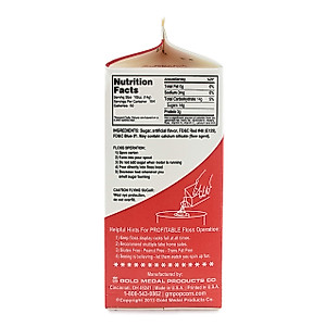 Gold Medal Cotton Candy Flossugar, Blue Raspberry and Cherry, 52 oz - 1/2 Gallon, 2 Pack