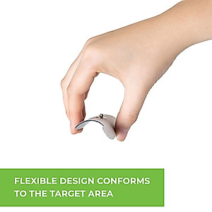 AccuRelief Universal TENS Unit Supply Kit - TENS Unit Pads and Lead Wires - for AccuRelief Single and Dual Channel TENS Devices and TENS Units with Snap Electrodes, 2 Count (Pack of 8) Electrodes.