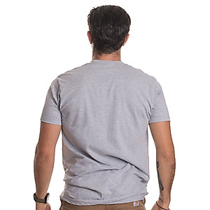 Ann Arbor T-shirt Co. Sawdust is Man Glitter | Funny Woodworking Saw Dust Humor T-Shirt-(Adult,L) Sports Grey