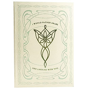 Lord of the Rings Pop-Up Greeting Card - I Would Rather Share One Lifetime With You, Than Face All The Ages Of This World Alone - Love, Anniversary, Mothers Day, Fathers Day, Valentines - LOTR Gift - 5x7