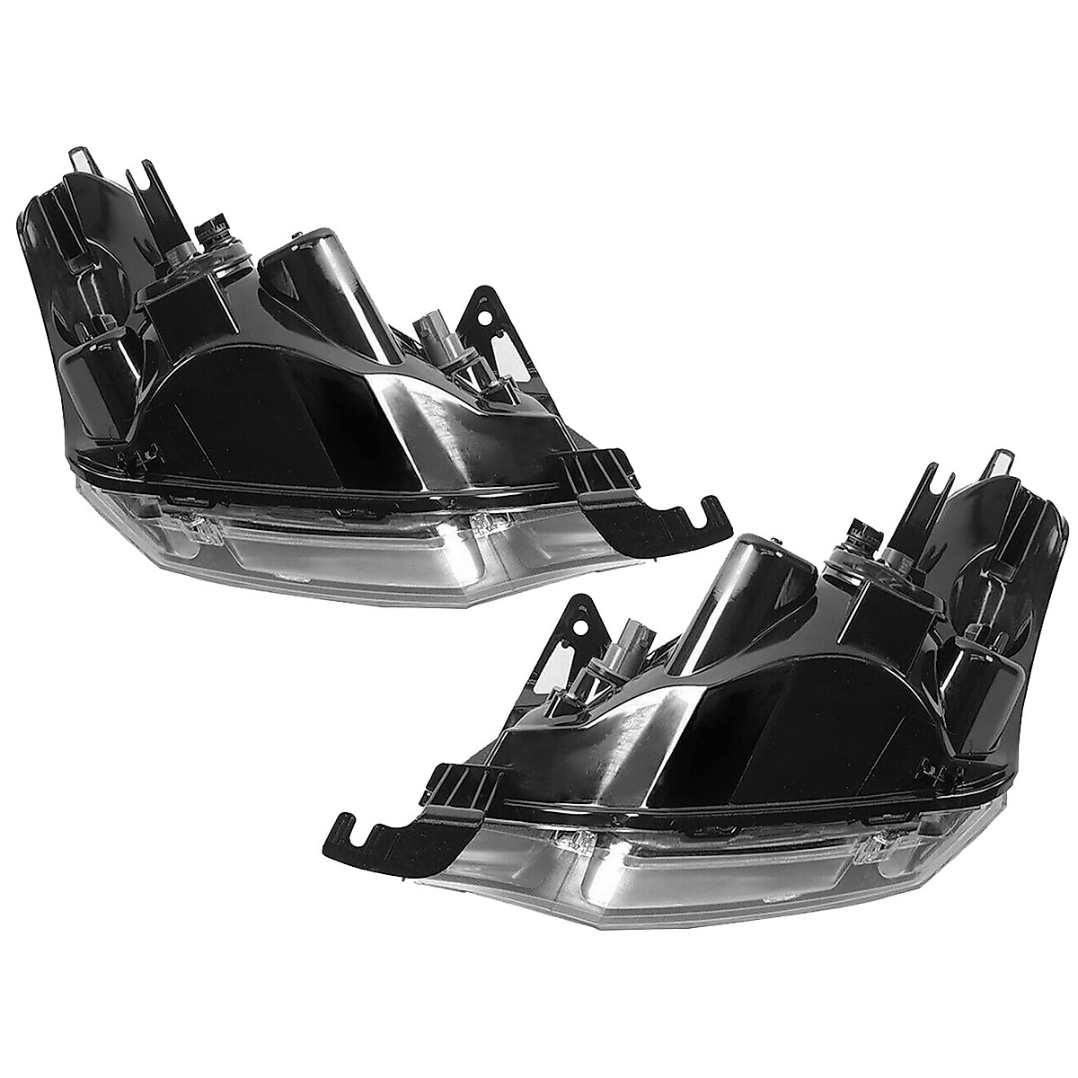 APA Replacement Headlight for 2008 2009 2010 2011 08 09 10 11 Ford Focus S SE SEL Model Pair with Passenger Right and Driver Left Side FO2503244 FO2502244