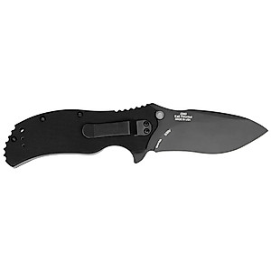 Zero Tolerance 0350 Folding Pocket Knife + Smith's PP1 Pocket Pal Knife Sharpener