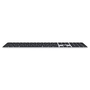 Apple Magic Keyboard with Touch ID and Numeric Keypad: Wireless, Bluetooth, Rechargeable. Works with Mac Computers with Apple Silicon; US English - Black Keys