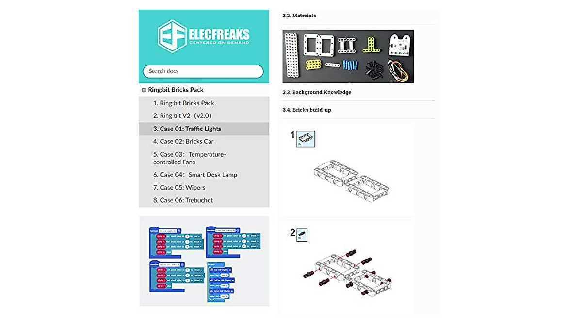 ELECFREAKS micro:bit Ring:bit Kit - 6 Fun Builds