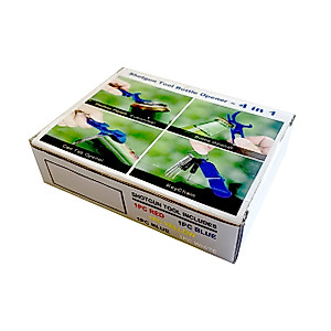 5-PCS box pack shotgun tools beer bottle opener-5color package-beer serving shotgun tools-including stainless steel ring, rugged 66 nylon drinking multi-function accessories