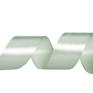 ATRBB 25 Yards 1-1/2 inch Wide Satin Ribbon Perfect for Wedding,Handmade Bows and Gift Wrapping(Sage Green)