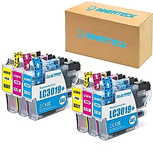 InnerTeck 6 Pack Replacement for MFC-J6530DW J6930DW LC3019 XXL LC3019 (2 Cyan, 2 Magenta, 2 Yellow) High Yield Ink Cartridges Work for Brother MFC-J6530DW MFC-J6930DW MFC-J6730DW MFC-J5330DW Printer