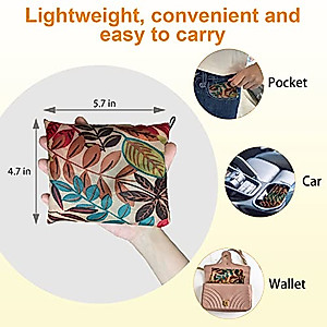 SWXIAN Reusable Grocery Bags, Reusable Shopping Bags Foldable, Machine Washable, Large Reusable Tote Bags (10 Pack)