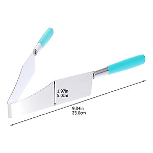 Yardwe Cake Slicer Cutter, 2pcs Stainless Steel Cake Slicer Stainless Steel Cake Shovel Cake Lifter Tools Birthday Cake Cutter for Cakes, Pie, Desserts and Pizza (Random Color)