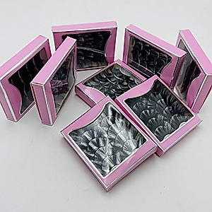 HBZGTLAD NEW 5Pair Fluffy Lashes 25mm 3d Mink Lashes Long Thick Natural False Eyelashes Lashes Vendors Makeup Mink Eyelashesa(5D86)