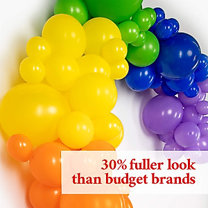 Lunar Bliss 16 ft Balloon Arch & Garland Kit | 102 Balloons, Rainbow | Birthday Party Decorations, Baby Shower (Rainbow)