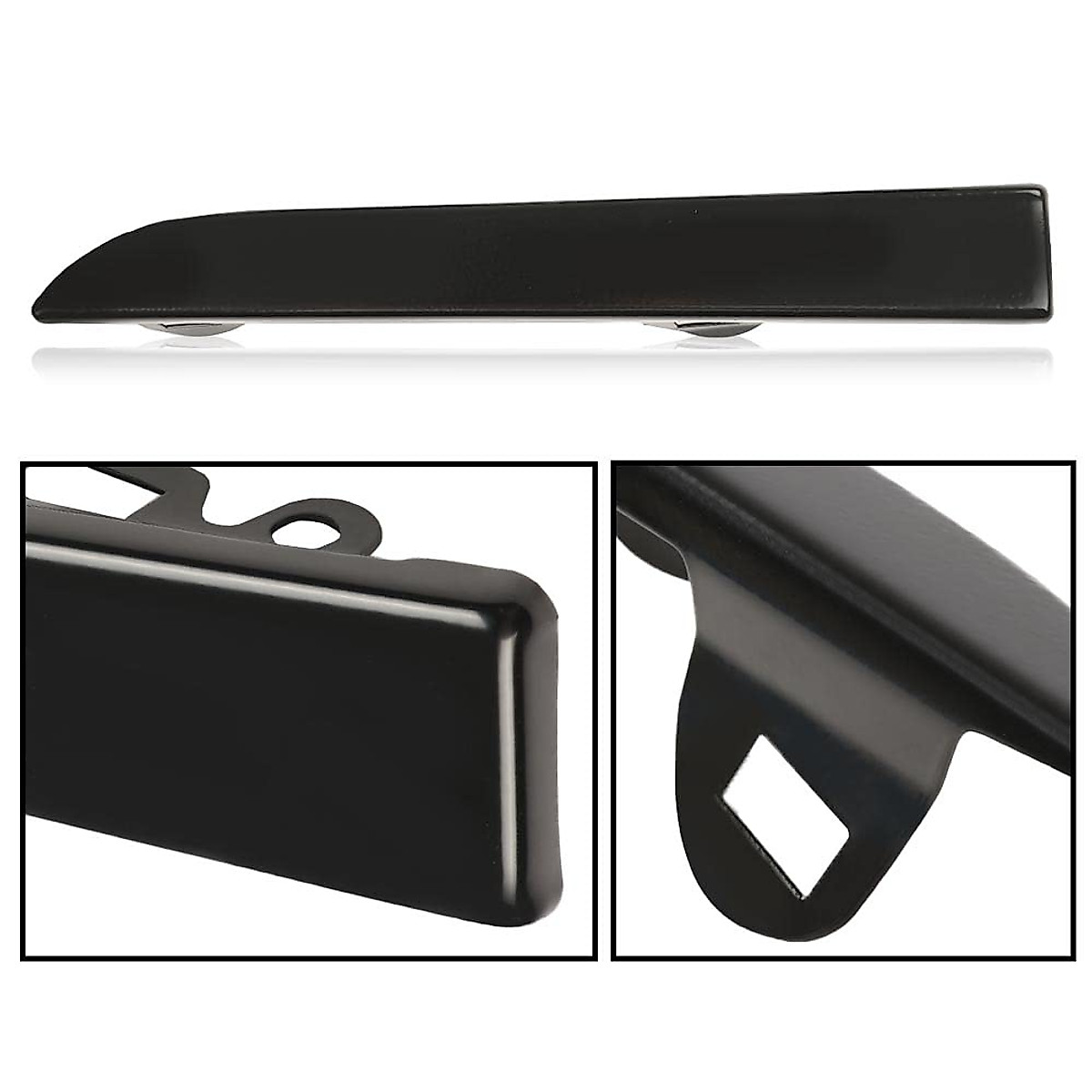 PIT66 Front Bumper Headlight Grille Filler Set, Compatible with 2001-2004 Toyota Tacoma 2WD/4WD #52513-35060