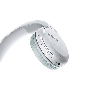 Sony Wireless Headphones WH-CH510: Wireless Bluetooth On-Ear Headset with Mic for phone-call, White (Amazon Exclusive) (Renewed)