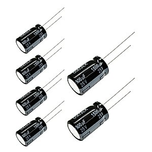 Replacement for 6 pcs Panasonic FR Series Capacitors 25V 1500uf Ultra Low ESR