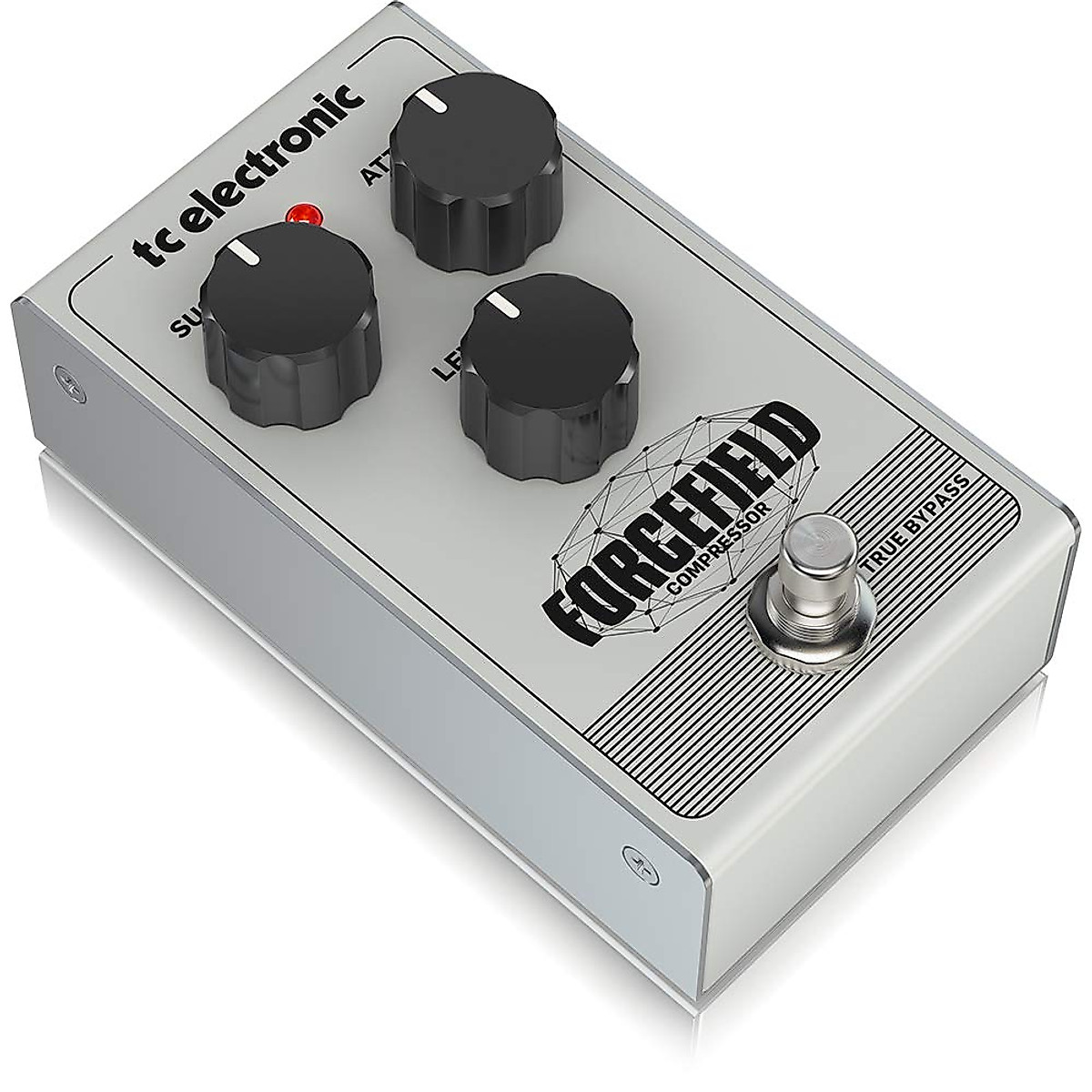 TC Electronic FORCEFIELD COMPRESSOR Classic Compressor/Limiter Pedal with Endless Sustain