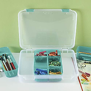 Sterilite 14028606 Divided Storage Case for Crafting and Hardware (12 Pack)