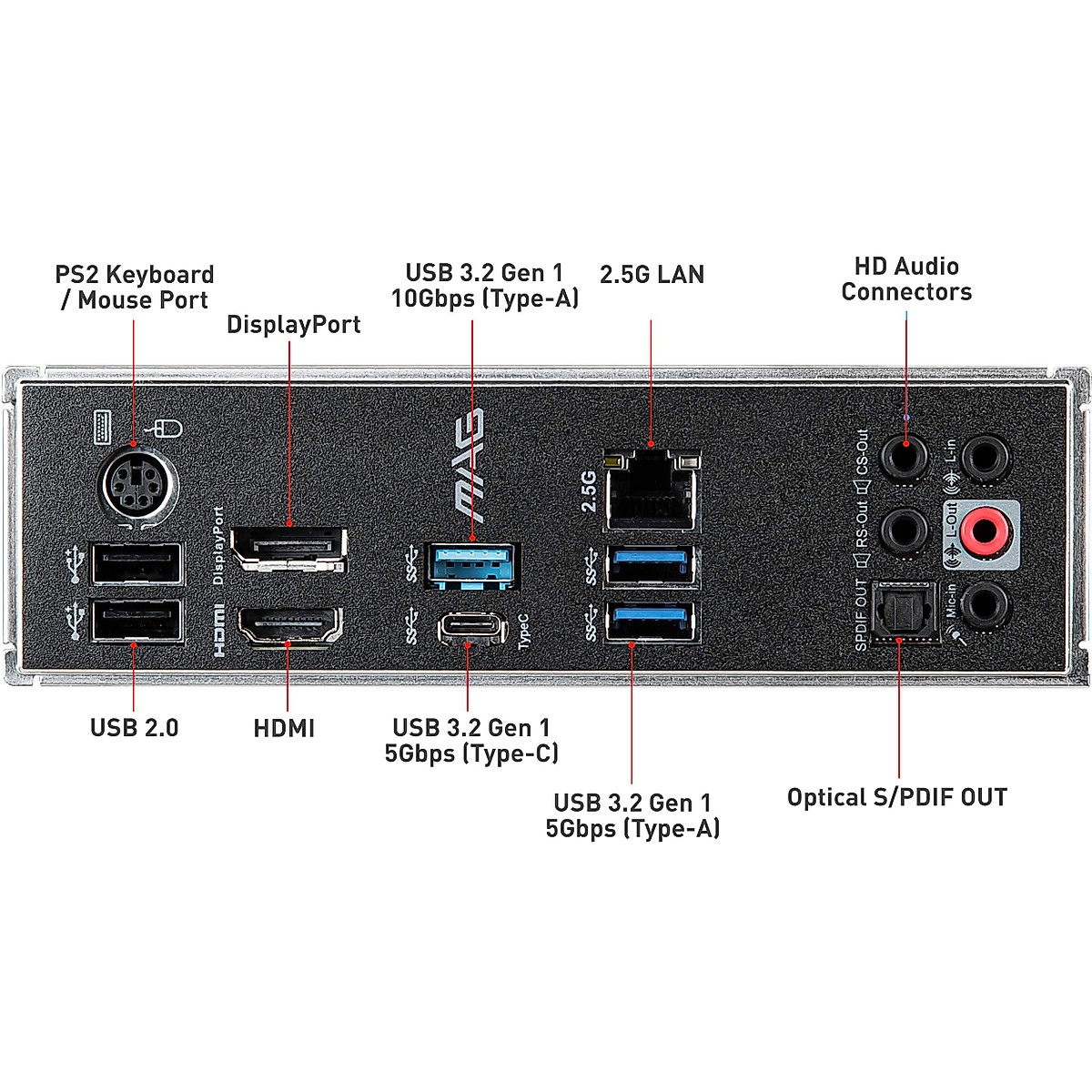 MSI MAG B460M Mortar Gaming Motherboard (mATX, 10th Gen Intel Core, LGA 1200 Socket, DDR4, CFX, Dual M.2 Slots, USB 3.2 Gen 1, 2.5G LAN, DP/HDMI)