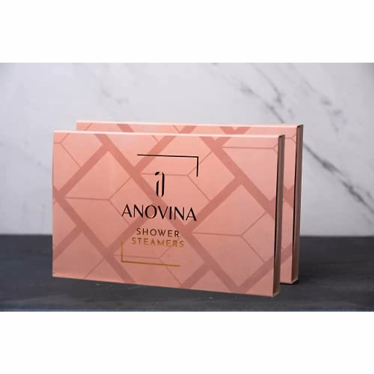 Anovina 12 XL Shower Steamers - Made in USA - Shower Steamers Aromatherapy with Essential Oils, Stocking Stuffers Christmas Gifts for Men and Women, Shower Bombs Aromatherapy Spa Gifts Shower Tablets