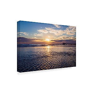 Trademark Fine Art Cool Ripples by Chris Moyer, 16x24-Inch Fine Art, Multicolor