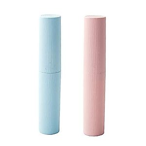 Toothbrush Case Holder Travel Plastic Slim Lightweight Tooth Brush Cup for Business Trip Outdoor Camping