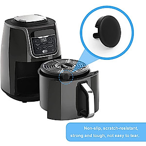 6 PCS Air Fryer Rubber Feet for Ninja Air Fryers, Professional Air Fryer Rubber Feet, Rubber Tabs, Silicone Pieces, Silicone Tabs for Ninja Air Fryer Grill Pan Plate Tray