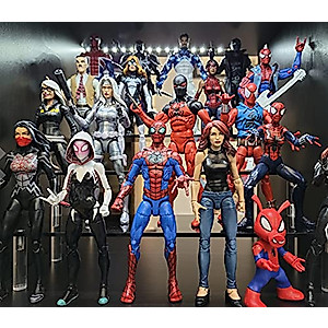 Black 3 Tier Acrylic Cupcake Display Stand, Collection Organizer Shelf, Desserts Holder,Display Riser for Cupcake (2 Pack 12“ x 10.2" x 6.3" )