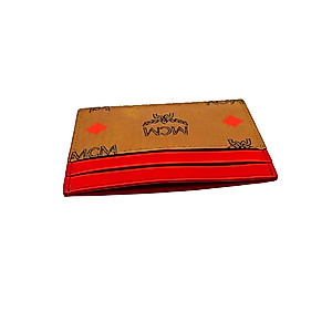 MCM Women's Brown Spectrum Diamond Rainbow Logo Visetos Card Holder