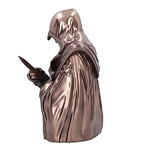 Nemesis Now Officially Licensed Assassin's Creed Ezio Bust Box, Bronze, 30cm, Resin, Multicolour