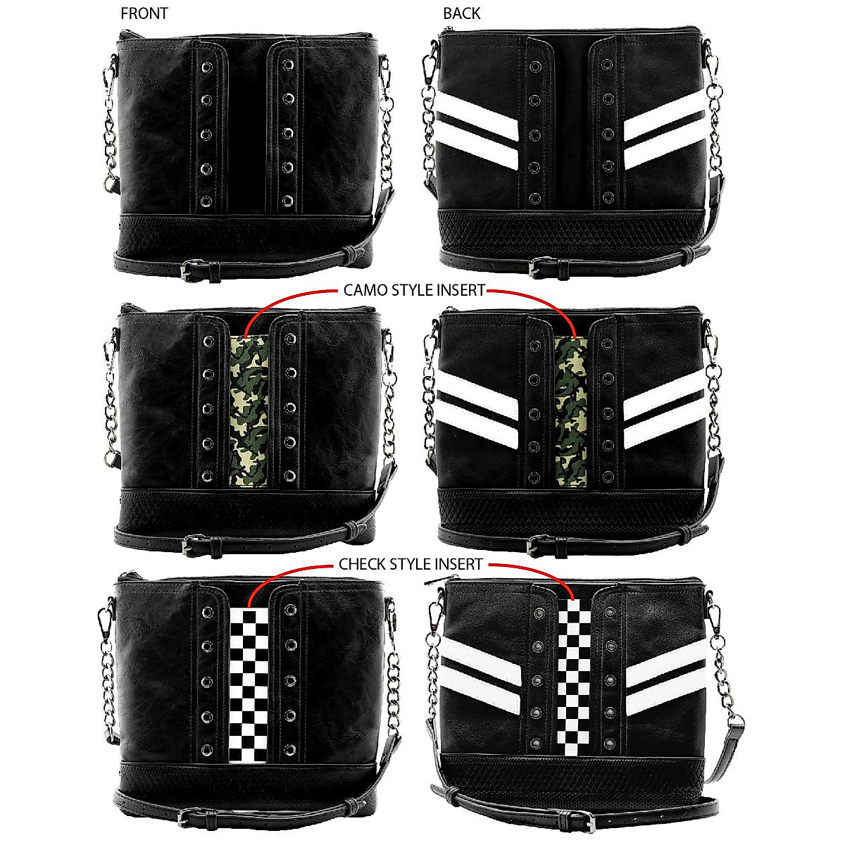 K&Bo Verse Crossbody Bags For Women - Convertible 6-In-1 Crossbody Purse