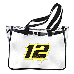 Ryan Blaney #12 NASCAR Plastic Clear Tote Bag