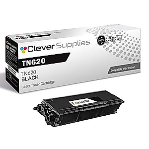 CS Compatible Toner Cartridge Replacement for Brother TN620 TN620 Black DCP-8050DN DCP-8080DN DCP-8085DN HL-5340D HL-5350DN HL-5350DNLT HL-5370DW Toner Cartridge Black
