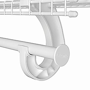 ClosetMaid 20810 SuperSlide Hang Rod End Caps, 200-Pack, White, 200 Piece