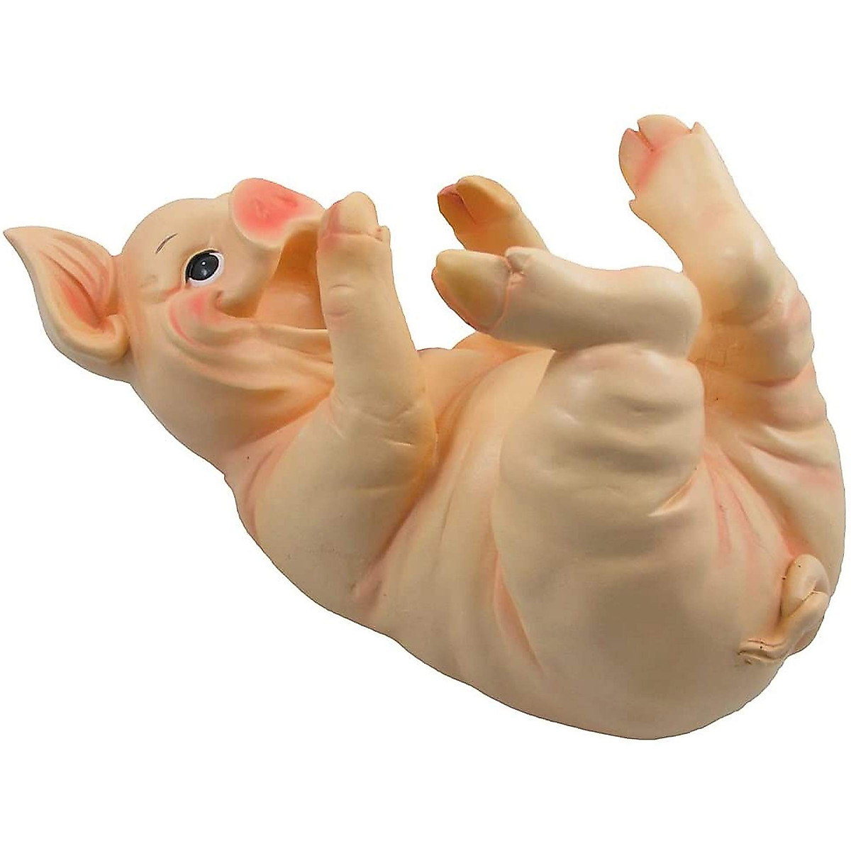 Drinking Pig Wine Bottle Holder Sculpture for Country Farm Bar and Kitchen Decor Tabletop Wine Stands & Racks and Decorative Collectible Statue Gifts for Farmers