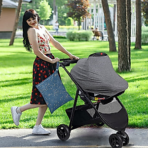 2 PCs Wet Dry Bag Moon Star Space Constellation Pattern Waterproof Wet Bag Cloth Reusable Diapers Wet Swimsuit Bag for Toiletries Travel Beach Pool Stroller Gym