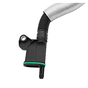 PCV Crankcase Vent Valve Breather Hose Kit - Compatible with 2.0L Turbo A3 8P, A5 B8, Q5, TT, Golf GTI MK5, MK6, Jetta, Passat B6, Tiguan and more - Replaces 06H103495AH, 06H103495AC, 06H103495E