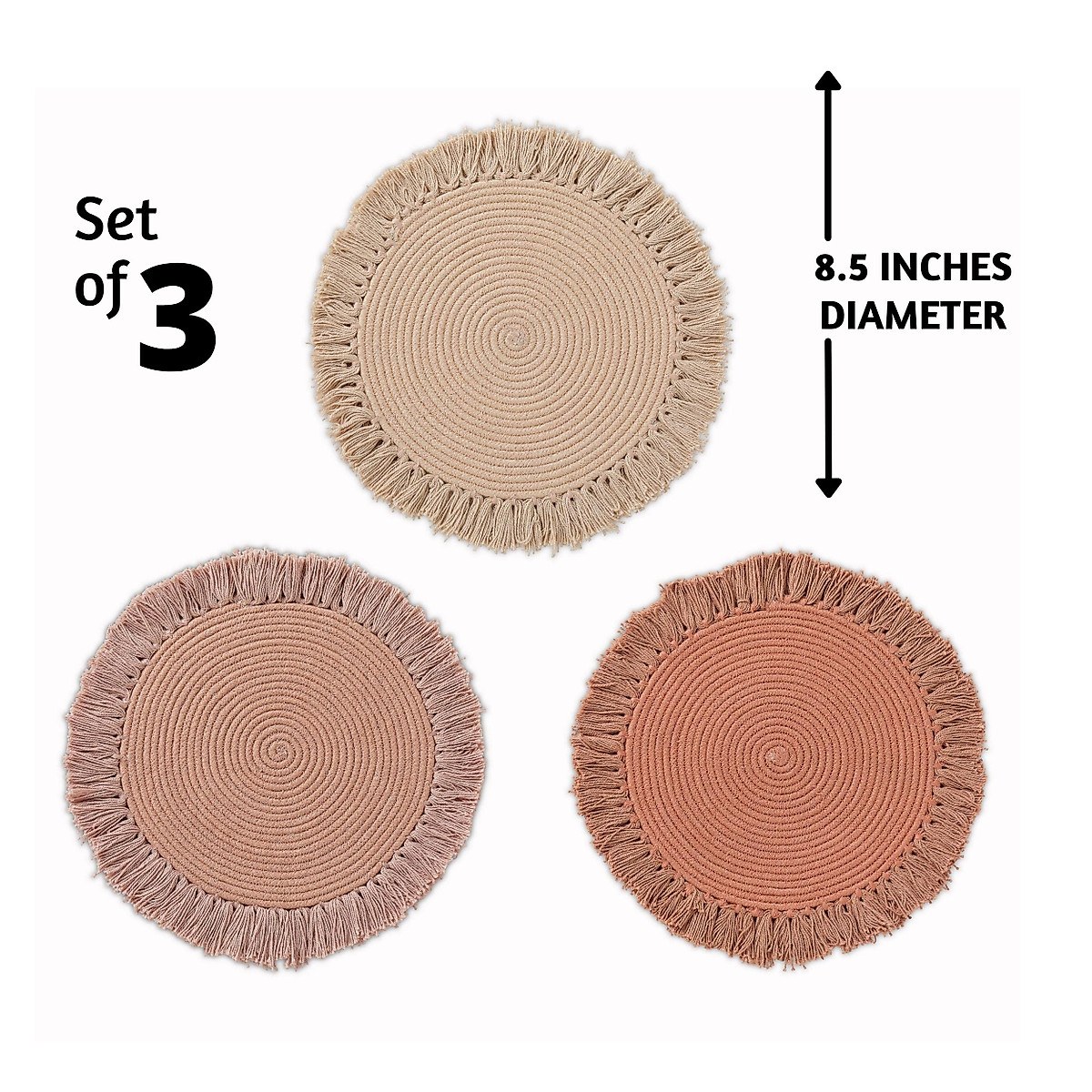 Folkulture Spoon Rest for Kitchen Counter, Spoon Holder for Stove Top or Countertop, Pot Holders for Kitchen, Hot Pads or Trivets for Hot Dishes Pots and Pans