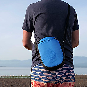 AquaQuest Ice Cave Padded Dry Bag - Waterproof Roll Top Cooler Bag - for Travel, Backpacking, Lunches - Black