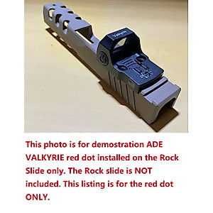 Ade Advanced Optics RD3-023 Shake Wake Valkyrie 4 MOA GREEN Dot Sight for Optics Ready Pistol That is Compatible with RMR fooprint Optics Such as Holosun HS407C/HS507C/HS507T and Riton X3 Tactix PRD.…