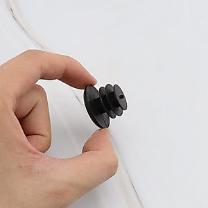 Create idea 10PCS Bike Handlebar Bar End Plugs Bicycle End Caps Plastic End Plugs for Road Bike Mountain Bike BMX Black 22mm Bicycle Replacement Accessories