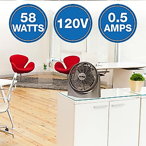 Air King 9530 9-Inch 3-Speed High Performance Pivot Fan