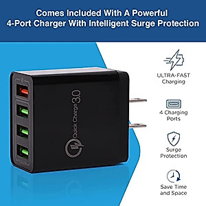 Wireless Charging Stand, 3 in 1 Wireless Charger Dock Station for Apple Watch 6 SE 5 4 3 2, Airpods 2/Pro, iPhone 13Pro Max/13 Pro/13/12/12PRO/11/11 Pro/X/Xr, Qi-Certified Phones