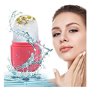 Ice for Face, Ice Face Roller, Ice Roller for Face and Eye, Reusable Beauty Ice Facial Roller for Face Skin Care Silicone Ice Stick Face Ice Mould Icing Tool, Gifts for Her